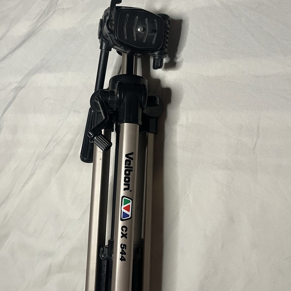 Velbon CX-544 Tripod Fully Extendable Legs Collapsable Lightweight ...