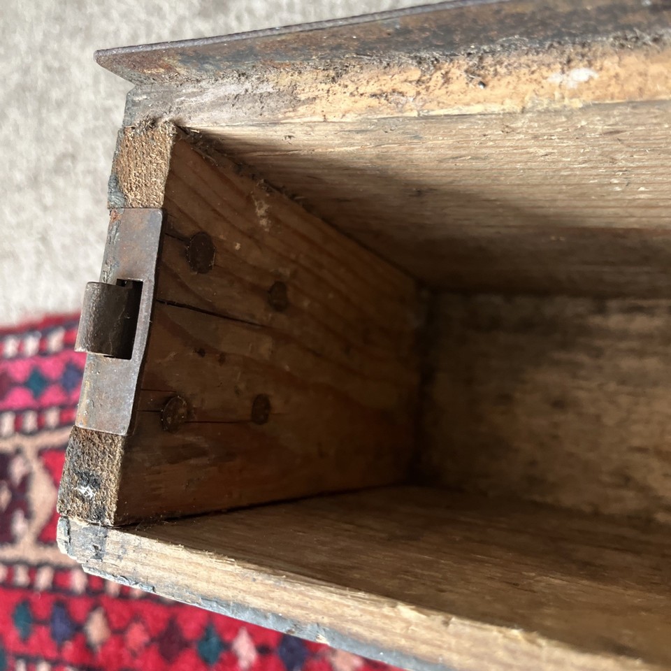 WWI WW1 German Military Army Maxim MG-08 MG08 Wooden Box Crate ...