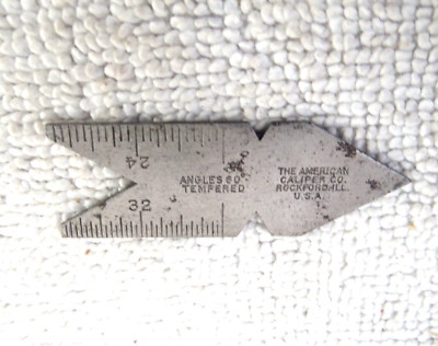Machinist Draftsman VTG "The American Caliper Co." Double Depth Gauge ...