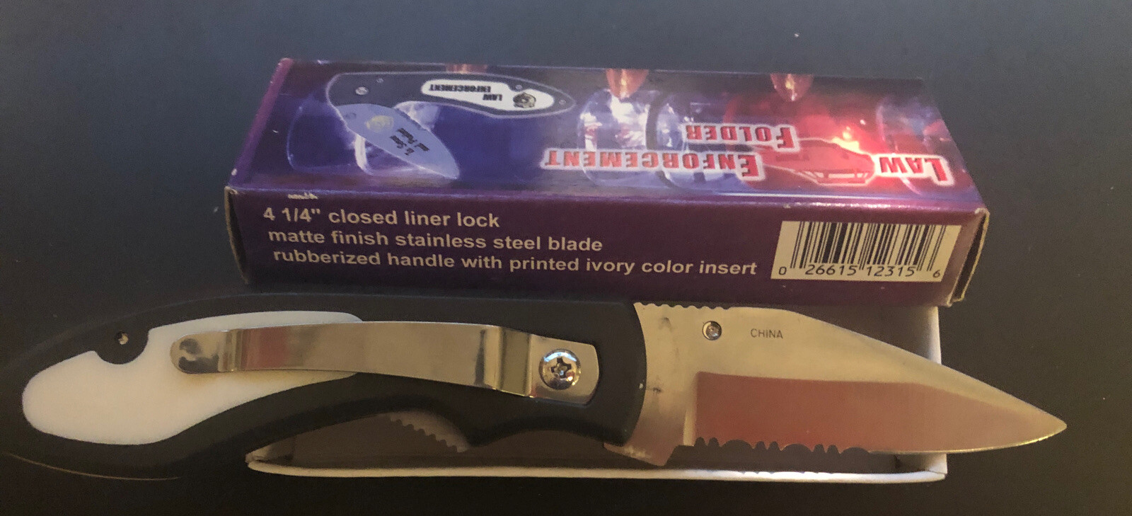 Law Enforcement Folder #15-242LE Barracuda Rostfrei New | eBay