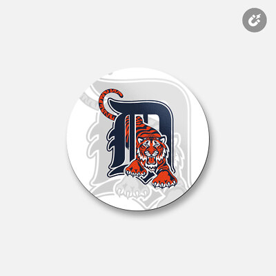 Detroit Tigers MLB | 4'' X 4'' Round Decorative Magnet | eBay