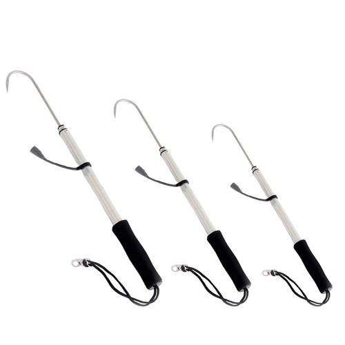 Fishing Gaff Fish Gaff Hook Heavy Duty Stainless Steel Telescopic Boat ...
