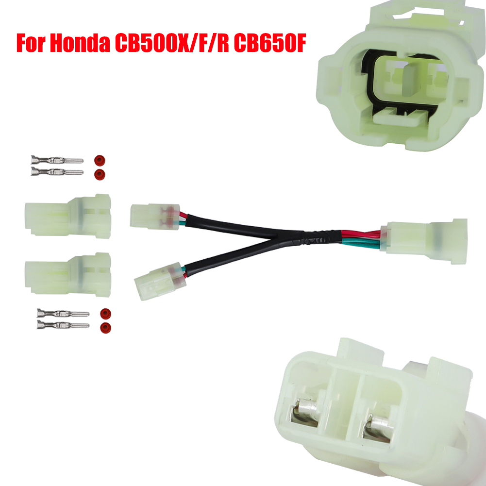 Twin Power Splitter Port Options Plug Accessory Wire For Honda CB500X/F ...