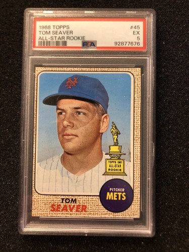 1968 Topps TOM SEAVER #45 ALL-STAR ROOKIE PSA 5 | eBay