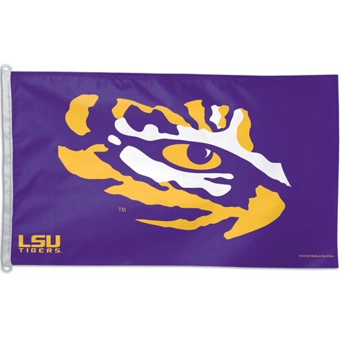 LSU Tigers 3x5 Flag Banner NCAA College Single Sided Sports Outdoor Fan ...