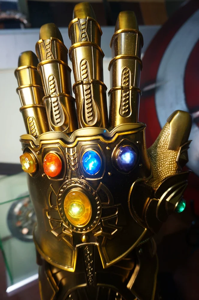Avengers Hulk Thanos Infinity Gauntlet Iron Man Full Metal 1:1 Wearable ...