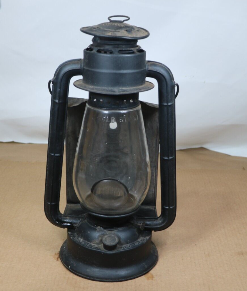 Antique DIETZ NO.2 Blizzard Dash Lamp, Cold Blast Globe & Magnifier ...