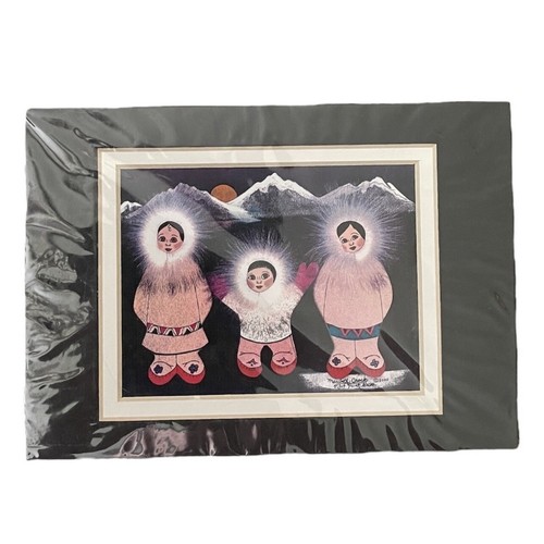 NOS Vintage 2000 Meribeth Orock Eskimo Children Art Pilot Point, AK ...