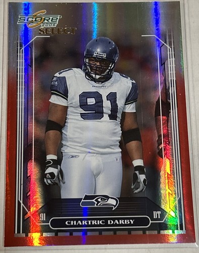 2006 Score Select Red Zone /25 Chartric Darby #319 Rookie RC | eBay