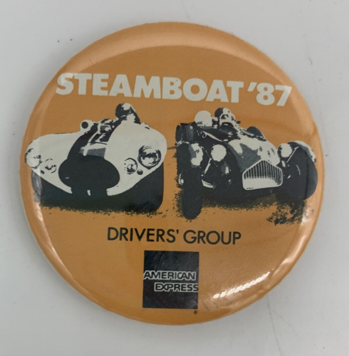 Vintage Steamboat ‘87 Drivers Group Race Pin Button | eBay