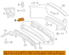 Chrysler OEM Bumper Cover Retainer 04857705AA Image 3 for sale online ...