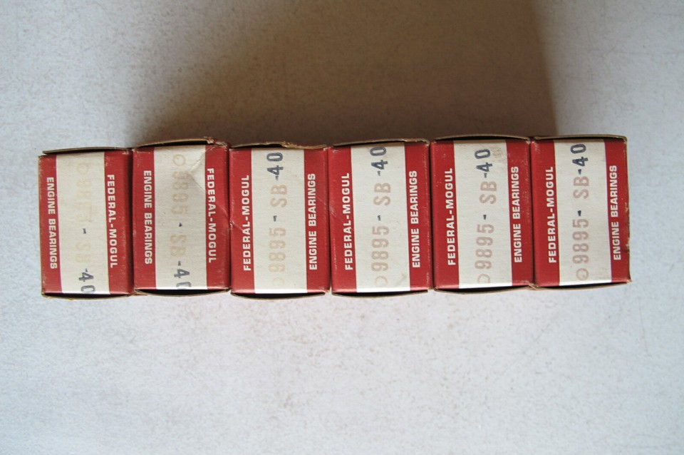 NOS Engine Connecting Rod Bearing Federal-Mogul 9895 SB-40 - 6 pairs | eBay