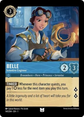 [4x] Belle - Inventive Engineer - 141/204 - Uncommon - Near Mint - The ...