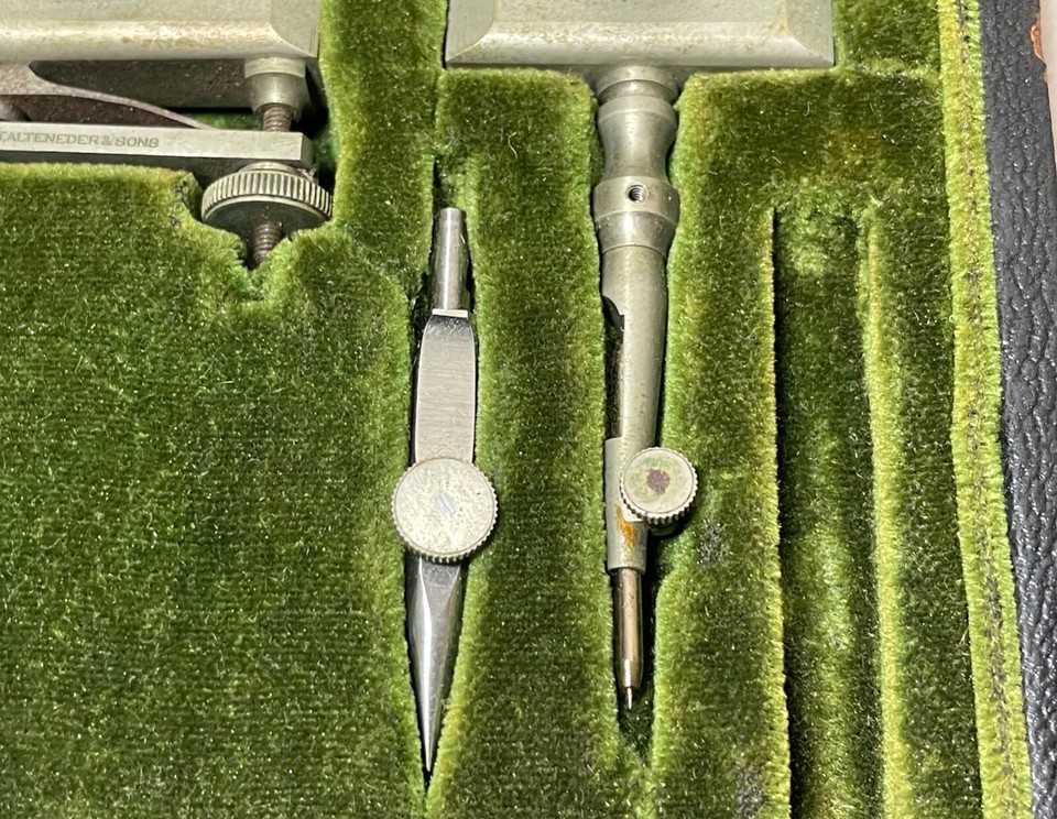 Antique Drafting Tool Set, Theodore Alteneder & Sons, Philadelphia, PA ...