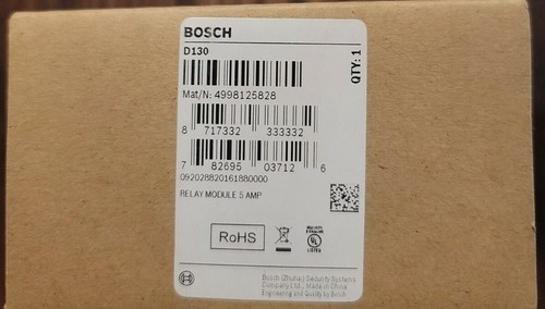 NEW Bosch D130 Relay Module 5 Amp 4998125828 | eBay