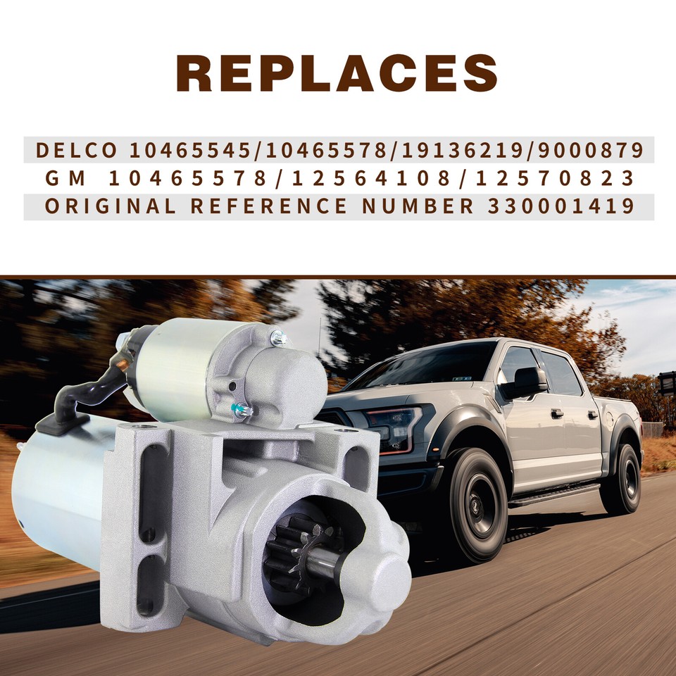 New Starter for Chevrolet Blazer GMC Olds 4.3L 5.7L 7.4L 8.1L 350 454 ...