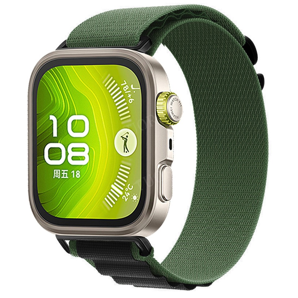 For Huawei Watch Fit 3/Fit 4/Fit 4 Pro Sport Nylon Strap Band Wristband ...