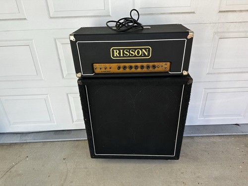 RISSON CLONE 100 PROTOTYPE HEAD & 4-12 CAB SIGNED BY BOB RISSI IN 2014 ...