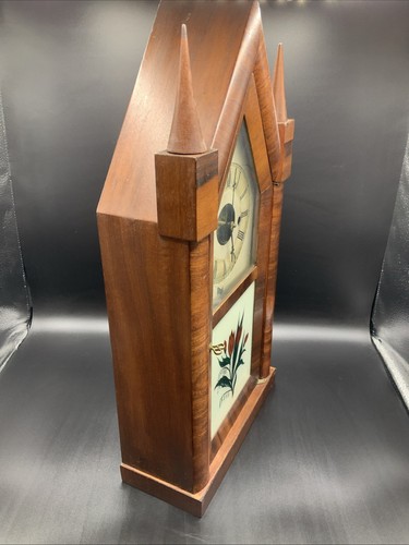 Vintage Antique Chauncey Jerome Steeple Cathedral Clock | eBay