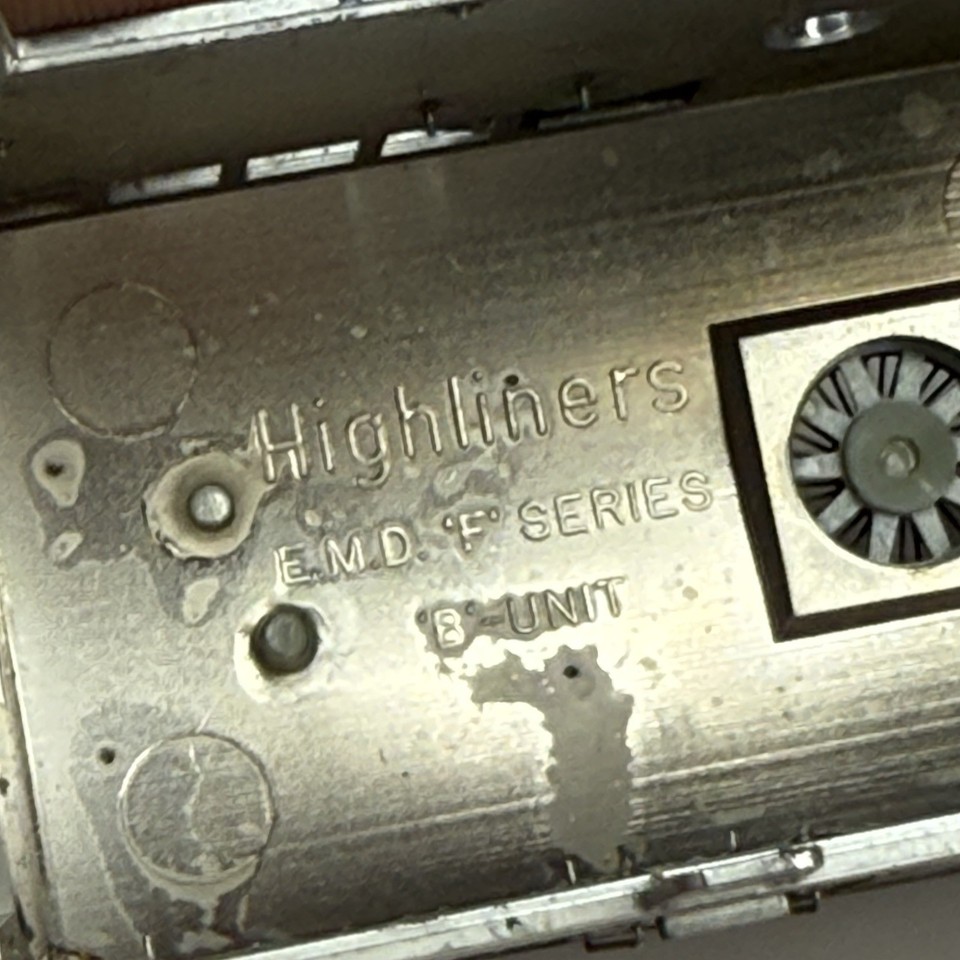 HO Highliners EMD F-Series Powered B Unit Paul Lubliner Santa Fe Super ...