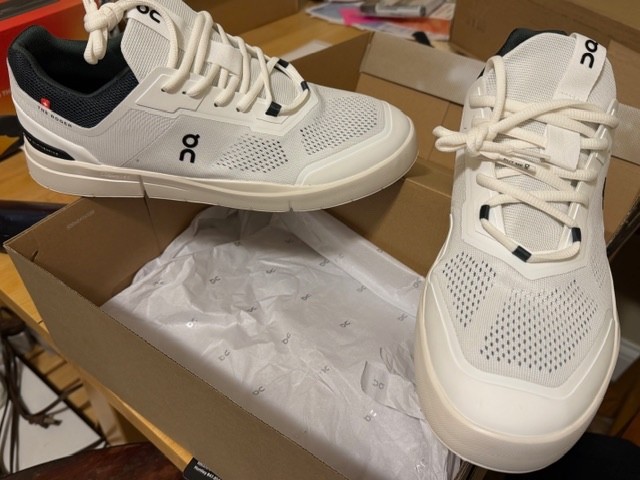 VERY RARE color! OnCloud The Roger Spin Men 11.5 Tennis Sneaker White JUNGLE | eBay