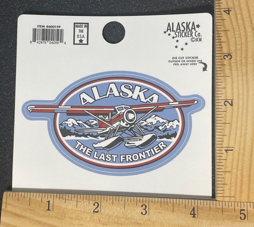Decal - Alaska Bush Float Plane - The Last Frontier- New | eBay