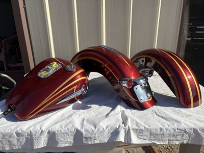 2014 Harley-Davidson FLSTNSE CVO Softail Deluxe Tank Fender Paint Set ...