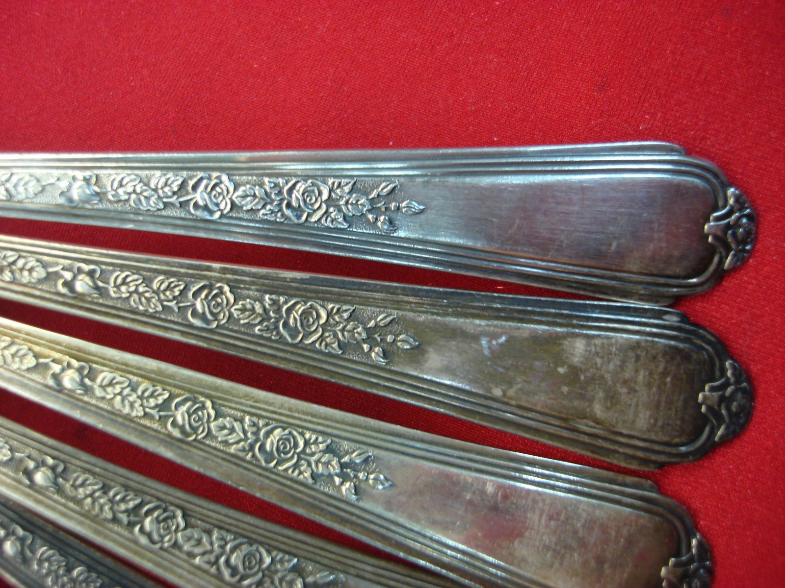 VINTAGE PLYMOUTH SILVER PLATE - JEWEL PATTERN - 16 TEASPOONS - FANCY ...