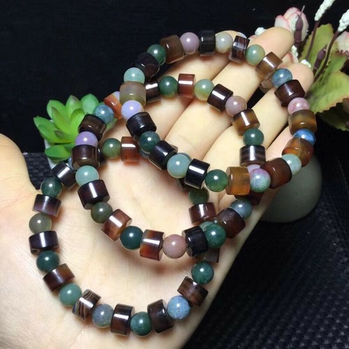 5Pc 10*6mm Natural Dream Agate Quartz Stretch Bracelet Healing | eBay