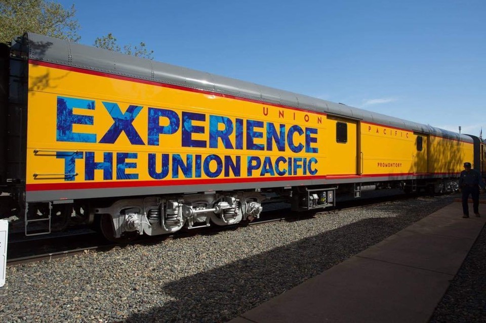Union Pacific Promontory Experience Baggage Car O 1:48 Scale Decals UP ...