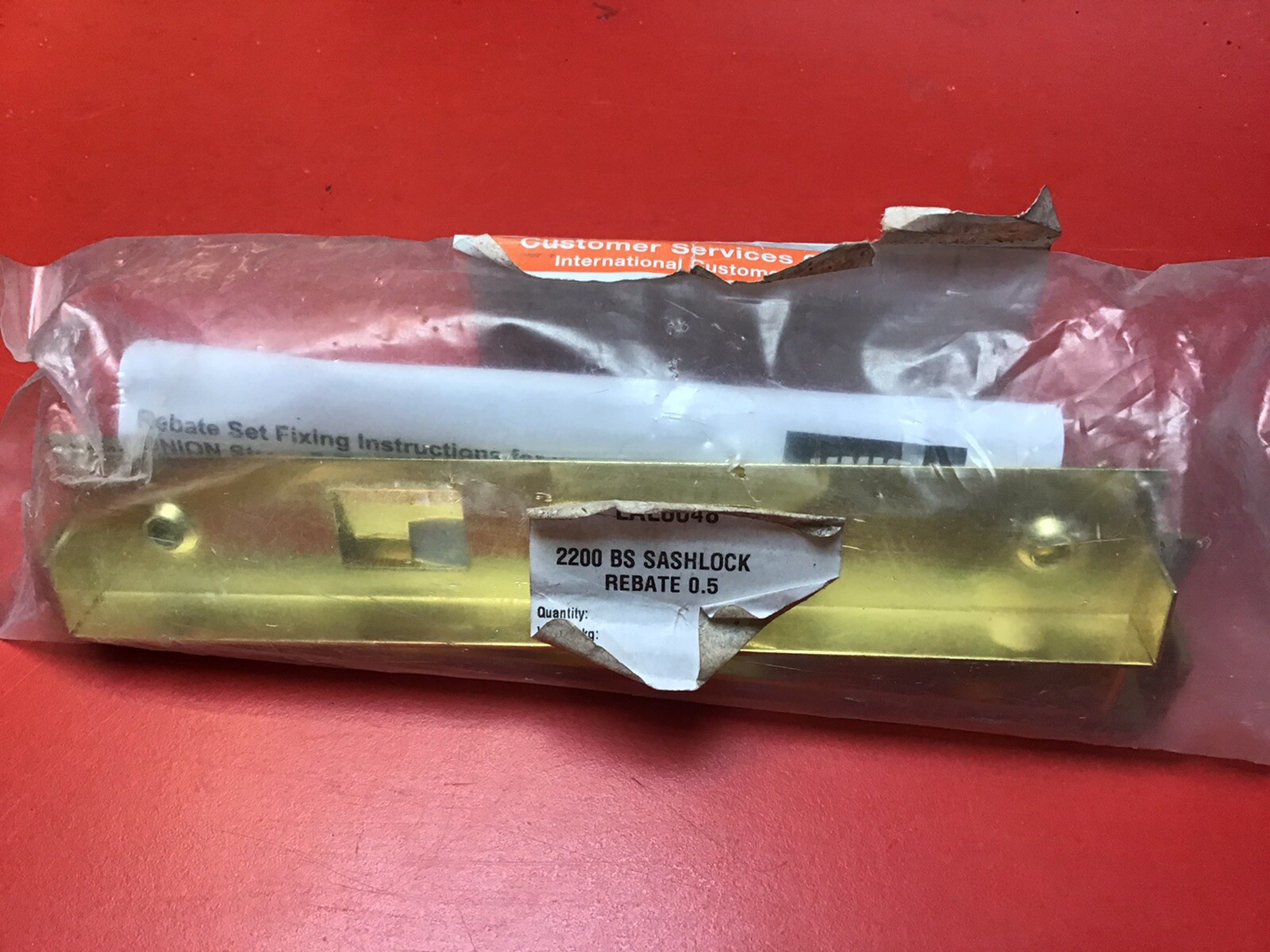 Brass Union ASSA J2200 Rebate Mortise Lock Plate (J2200REB0.5PL) For ...