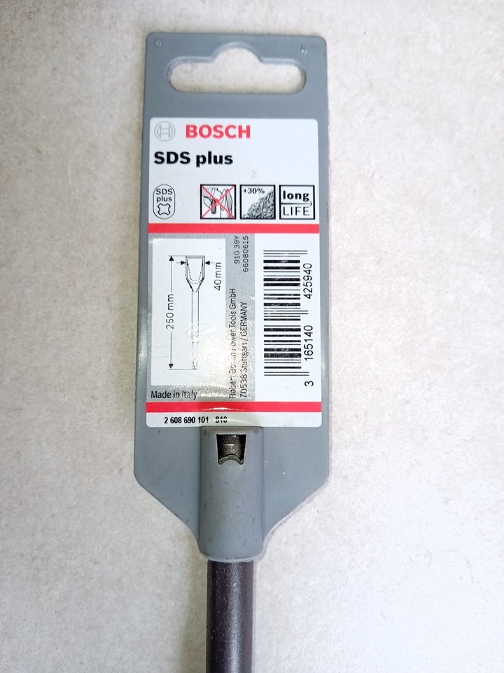 Bosch Professional Spade chisel SDS-plus 250 x 40 mm 2608690101 | eBay