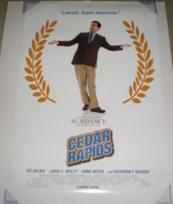 CEDAR RAPIDS MOVIE POSTER 2 Sided ORIGINAL Version A 27x40 ED HELMS | eBay