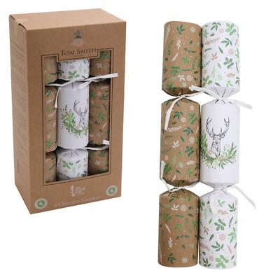 Reindeer / Stag Christmas Crackers - Pack of 6 - 30cm | eBay