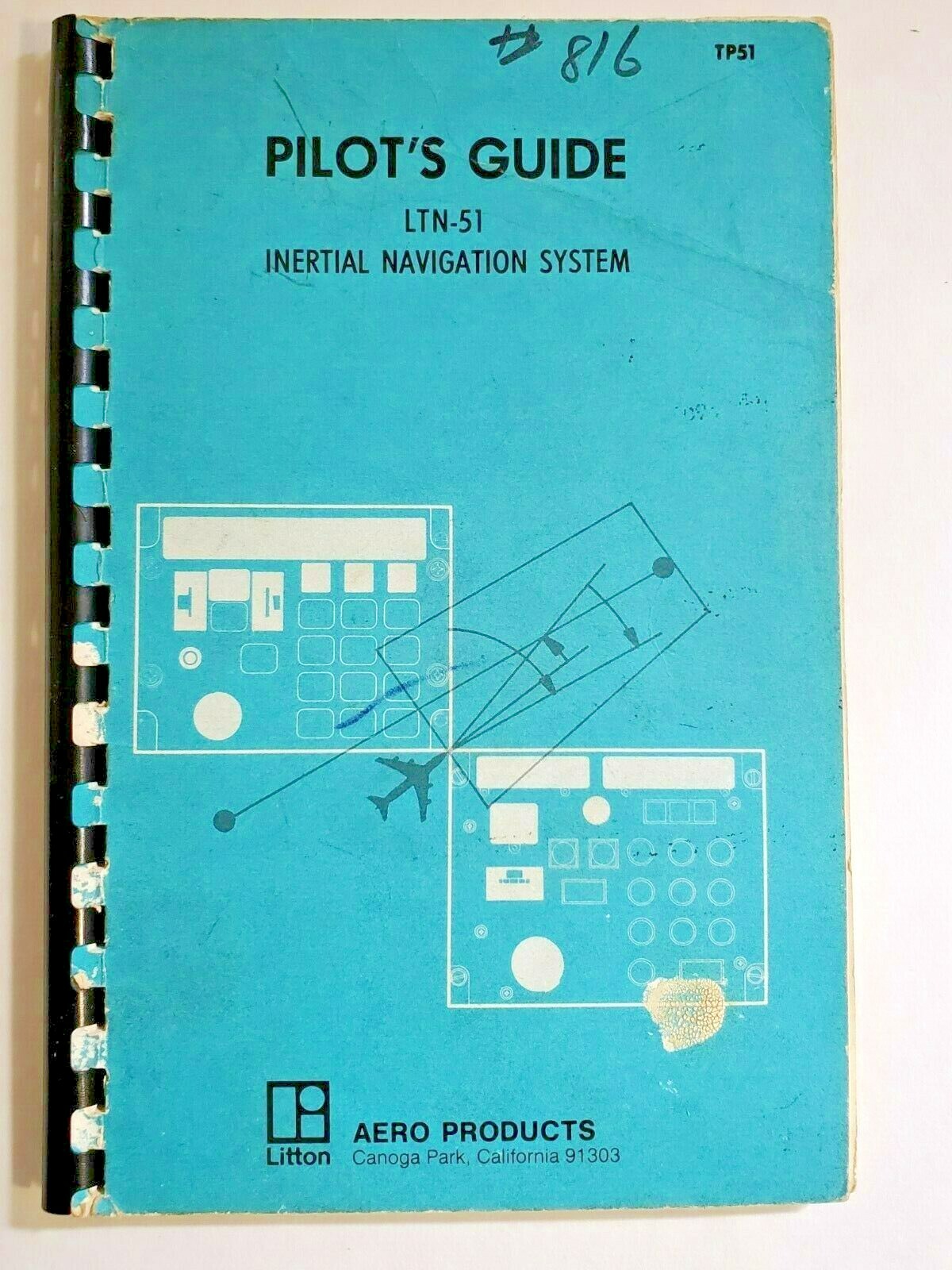 LITTON AERO PRODUCTS LTN-51 INERTIAL NAVIGATION SYSTEM PILOTS GUIDE INS | eBay