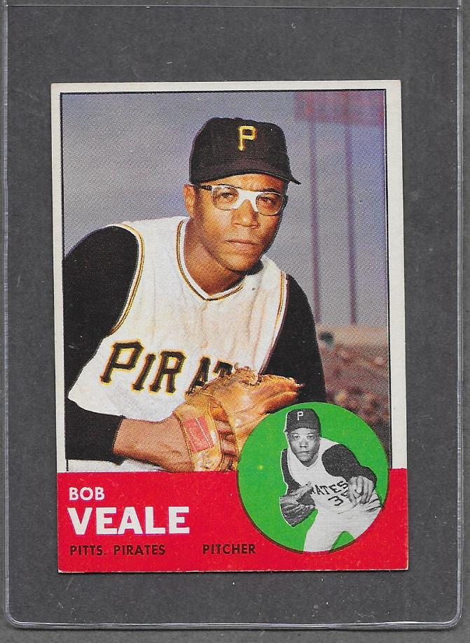 1963 Topps Baseball #87 Bob Veale EXMT *087C | eBay