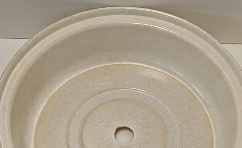 SIX 10" Round Cambro PLATE COVERS Festive Confetti Pattern PARTY! | eBay