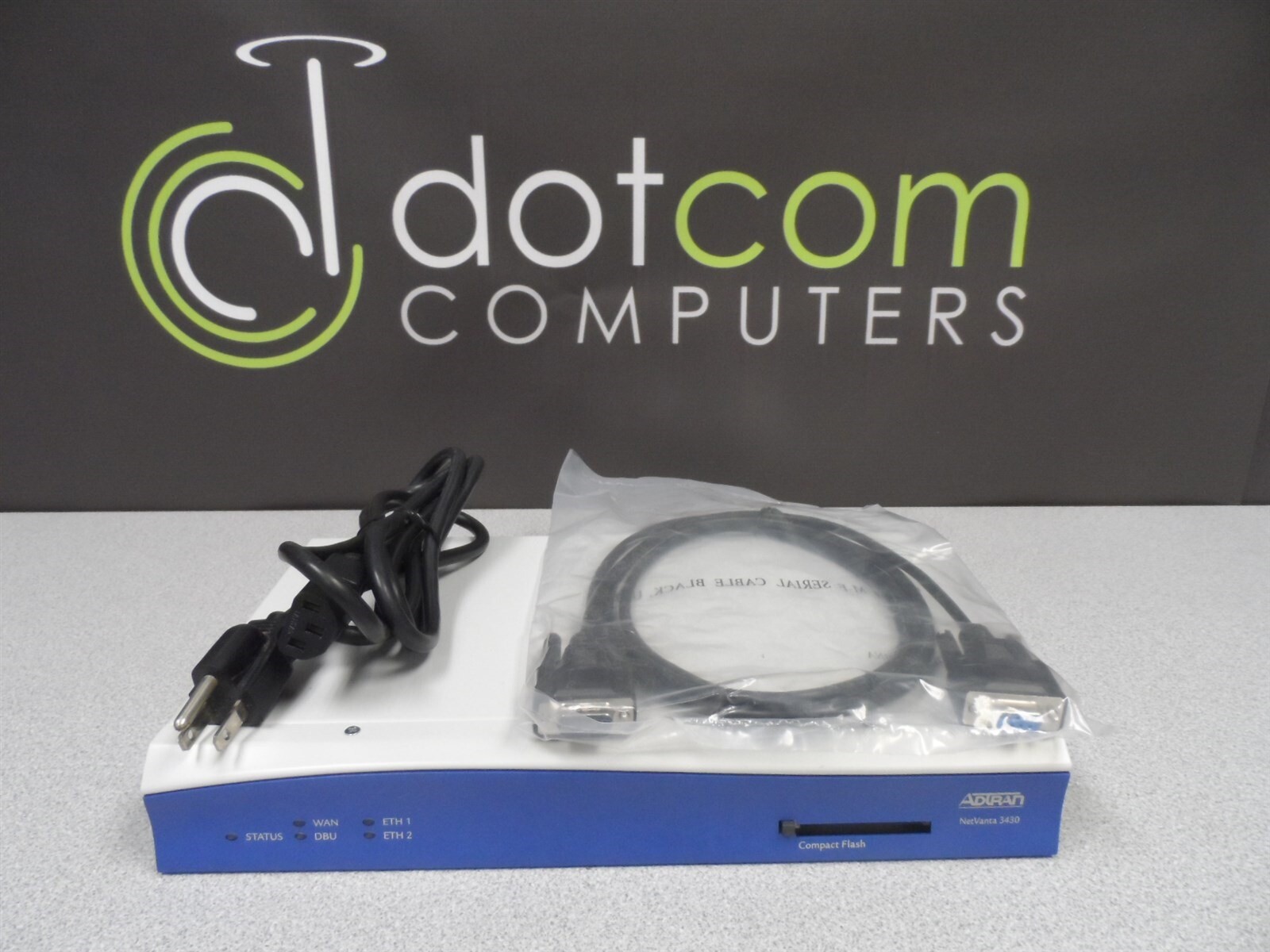Adtran NetVanta 3430 1200820E1 White Power Cord .Console Cable Warranty ...