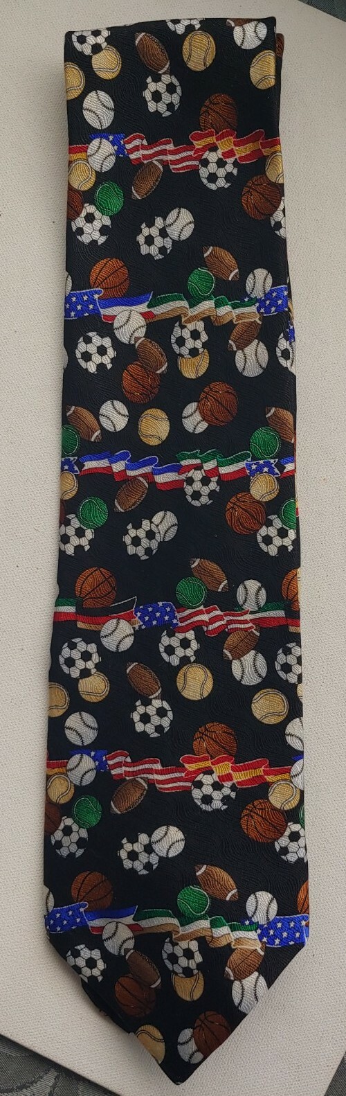 Soccer Balls & Country Flags - UNICEF Tie Necktie - Gem