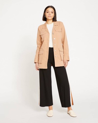 Universal Standard Utility Jacket 3XS 2-4 Cinnamon Swirl Classic Safari Belted | eBay