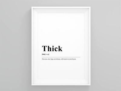 Thick Definition Frame Wall Décor Framed Prints Home Framed Art A5 A4 ...