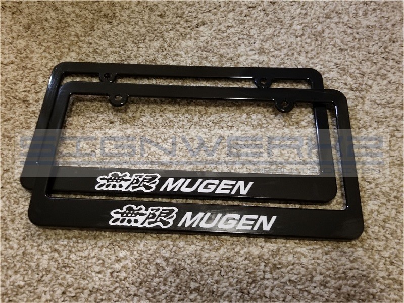 Honda Mugen Racing License Plate Frame Racing JDM Japan Vtec NSX Type R ...
