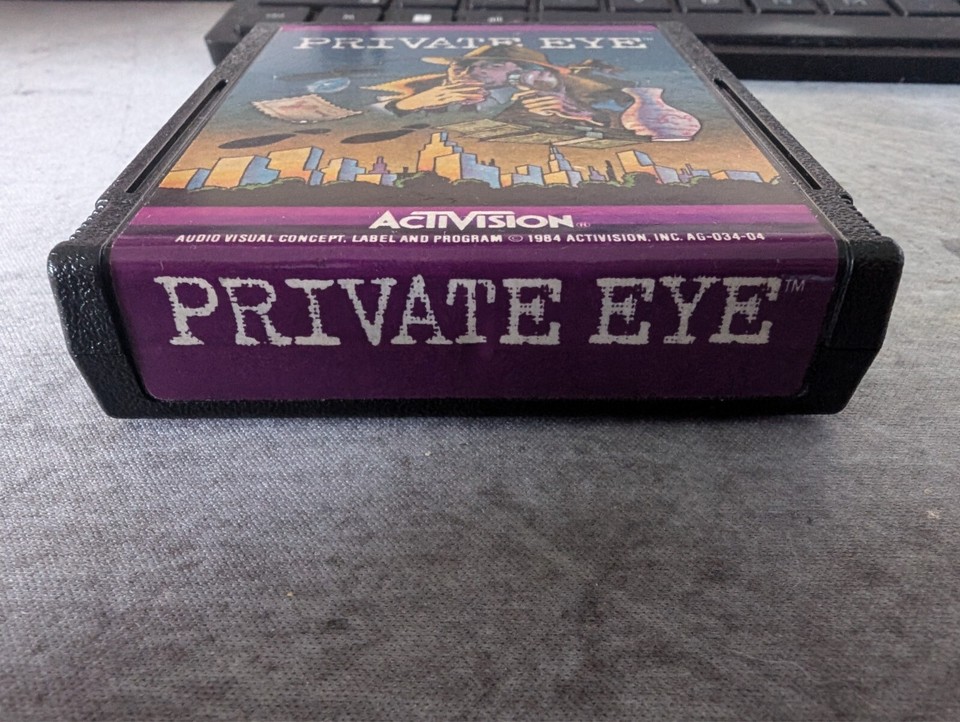 Private Eye (Atari 2600, 1983) One Owner, tested and works | eBay