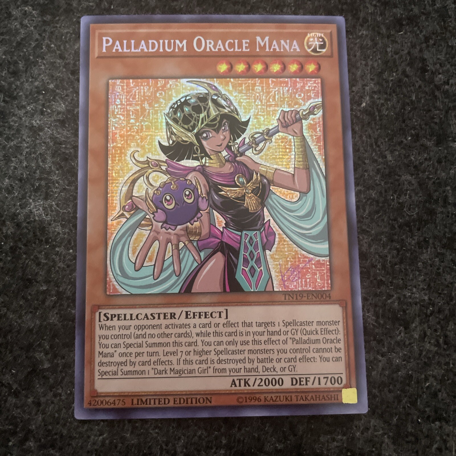 Yu Gi Oh Palladium Oracle Mana (TN19-EN004) Limited Edition (NM) | eBay