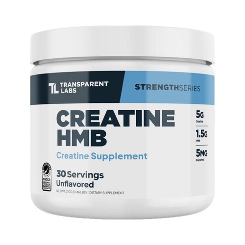 Transparent Labs Creatine HMB - Creatine Monohydrate Powder Unflavored ...