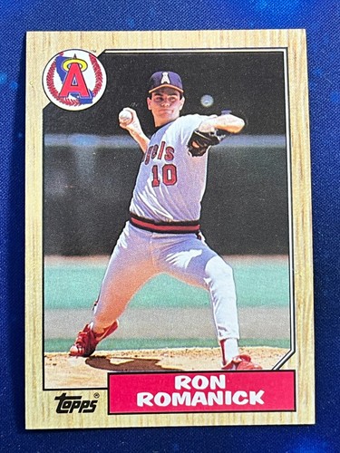 1987 Topps #136 Ron Romanick California Angels | eBay