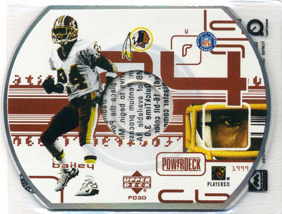 CHAMP BAILEY 1999 UPPER DECK Powerdeck ROOKIE CD-ROM #PD-30 | eBay