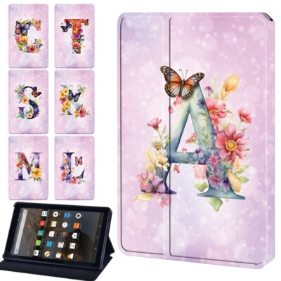 Leather Stand Cover Case For Amazon Fire 7(5/7/9/12th)/HD 8(6/7/8/10 ...