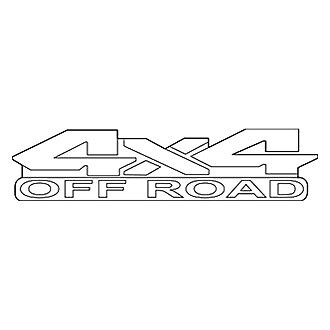 2017-2020 RAM 4x4 Decal Emblem Sticker Badge OEM MOPAR 6CW53HA5AA for ...