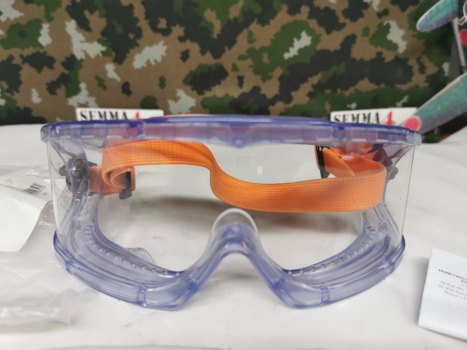 Honeywell 1006193 Pulsafe V-maxx Indirect Vent Goggles Clear Lens for ...